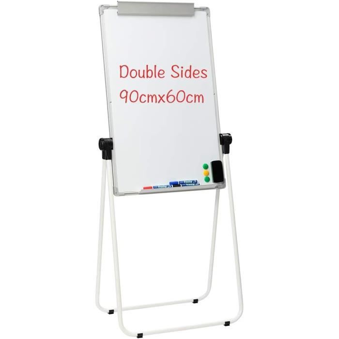 Tableau Blanc Magnétique U-stand-Paperboard, double côtés support pour ...