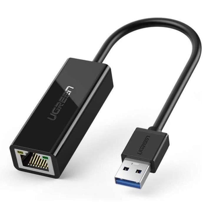 ILF® Ethernet Adaptateur USB Réseau Gigabit USB 30 vers RJ45 1000Mbps ...