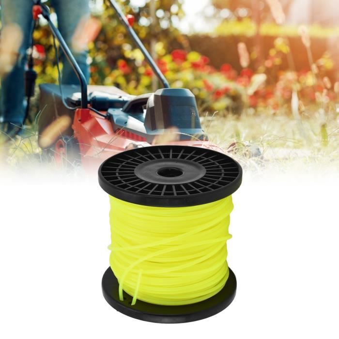 ESTINK ligne de coupe-bordure de 3.0mm Ligne de coupe-bordure ronde jaune de 3.0mm, ligne de ...