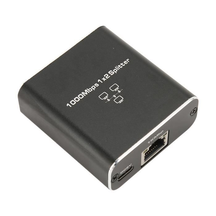 ROM Splitter Rj45 Gigabit 1 In 2 Out 1000Mbps Pc Router - Cdiscount ...