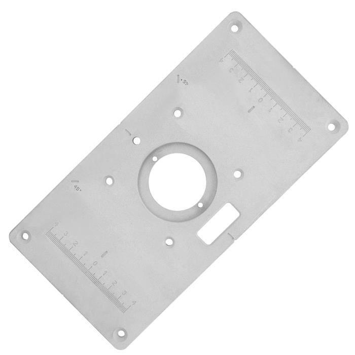 GOTOTOP Plaque d'insertion de table 235mm X 120mm X 8mm Aluminium Bois ...