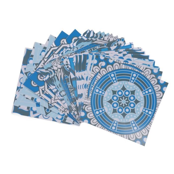 HURRISE Autocollants de tuile de mur Autocollant de Carrelage, 24pcs ...