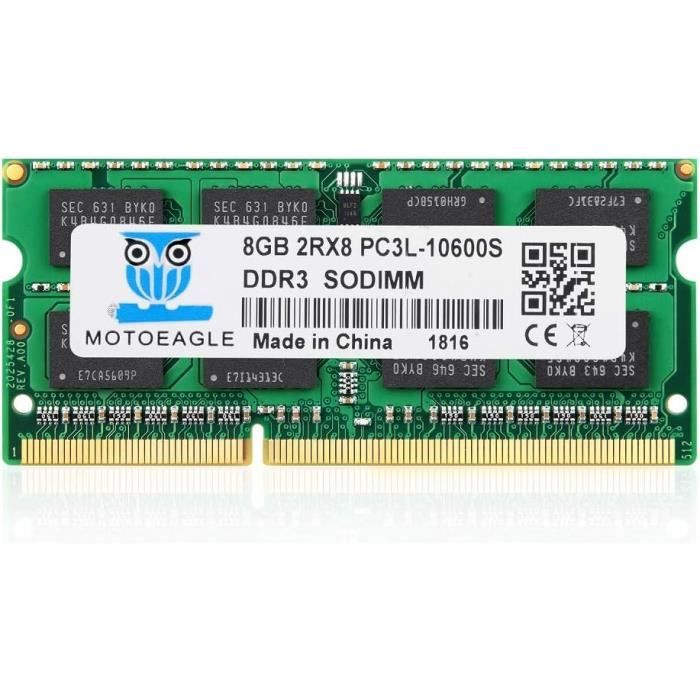 Ddr3 1333 Sodimm Pc3 10600S 8Go Ram, Ddr3 1333Mhz 8Gb 2Rx8 Pc3 10600S ...