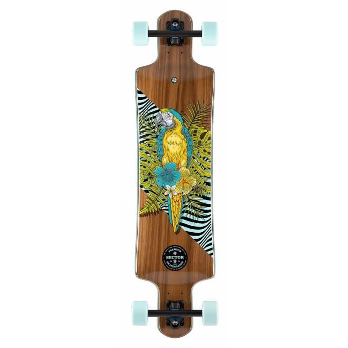 Planche de skate SECTOR 9 Faultline Perch - Vert/Marron - 39.5x9.75x31 ...