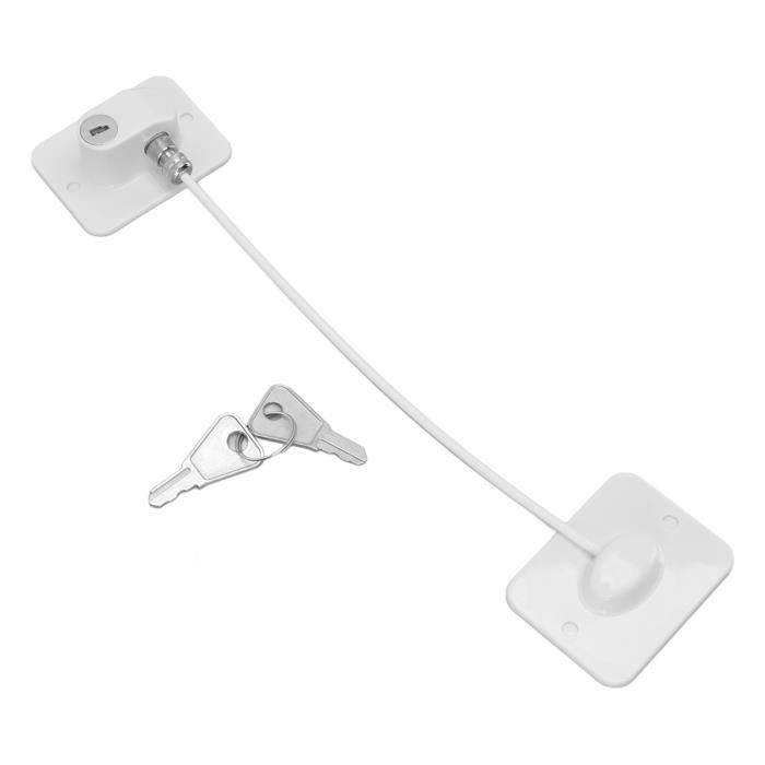 Zerone Cable Restrictor Lock, Window Lock Cable Restrictor Key ...