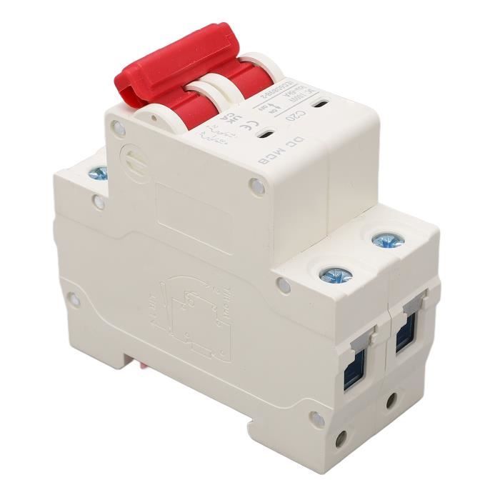 Disjoncteur CC 2P DC Disjoncteur 1000V 20A Isolateur DC Disconnect ...