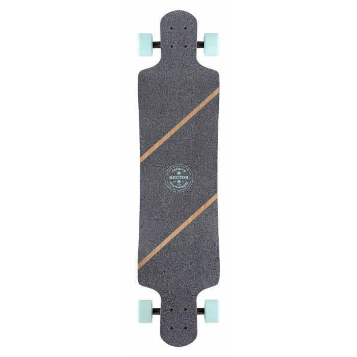 Planche de skate SECTOR 9 Faultline Perch - Vert/Marron - 39.5x9.75x31 ...