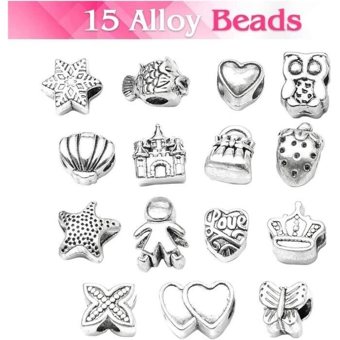 Idee Cadeau Fille 6-12 Ans, Ado, Kit Bracelet, Jouet Breloques Creation ...