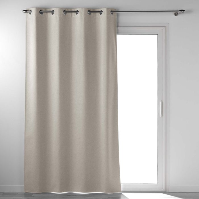 Rideau occultant thermique Occultissime 135 x 260 cm - Œillets, 100% ...