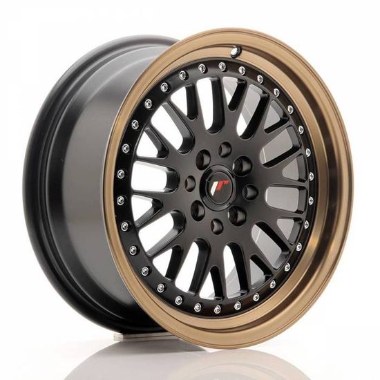 1 jante alu Japan Racing JR10 16x7 ET30 4x100-108 MatBlk BzLip avec ...