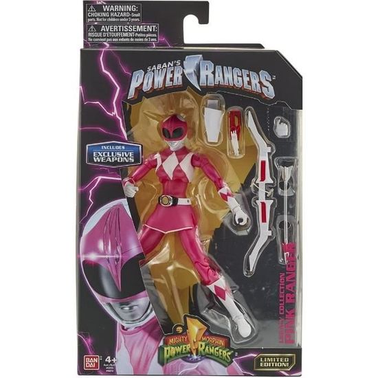 Coffret Power Ranger rose 16 5 cm Et Accessoires Figurine Collector Et ...