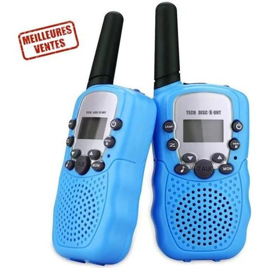 2 pack Rechargeables, Enfants Talkie Walkie Rechargeable 3 km de Long ...