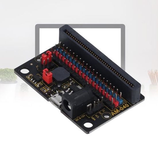 HURRISE Carte D'extension Micro Bit avec Buzzer Passif, I2C support ...