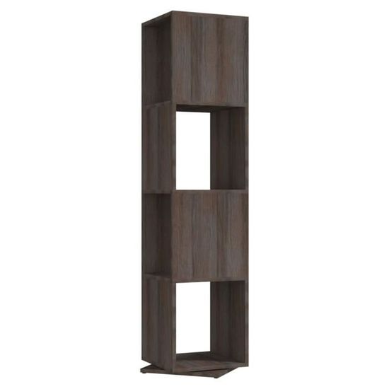 Armoire rotative Gris-chêne Sonoma 34,5x34,5x75,5 cm Aggloméré ...
