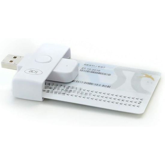 Acr39U-N1 Pocketmate Ii Lecteur De Carte D'Identité Eid Smart Card Usb ...