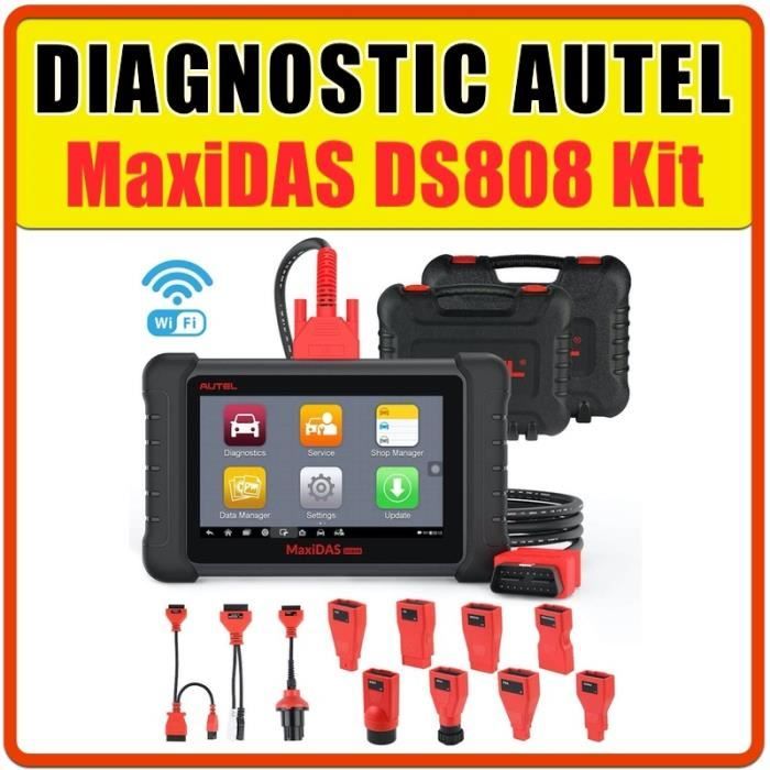 Autel MaxiDAS DS808 Valise professionnelle Logiciels de diagnostic ...