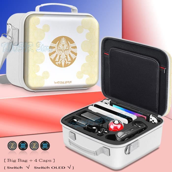 Grand sac A - Étui de transport pour console Nintendo Switch OLED, Sac ...