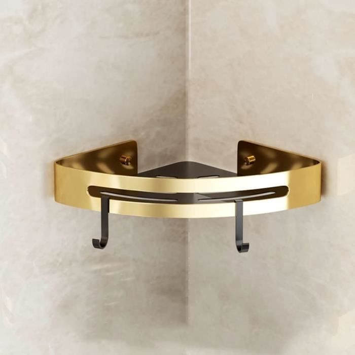 Etagère De Douche Panier De Douche D'Angle Doré,Étagère De Douche De ...
