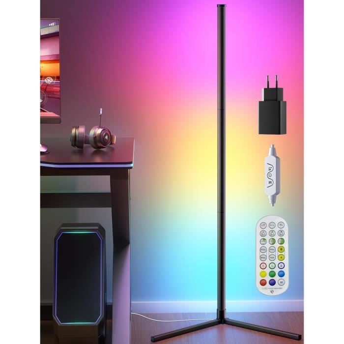 Lampadaire LED dimmable pour salon - Duoco Stripx - 165cm - Choix ...