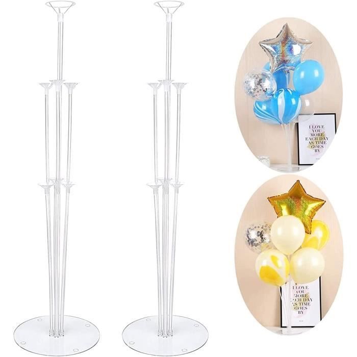 2 Kit de Support de Ballon, Support de Ballon avec Support en Plastique ...