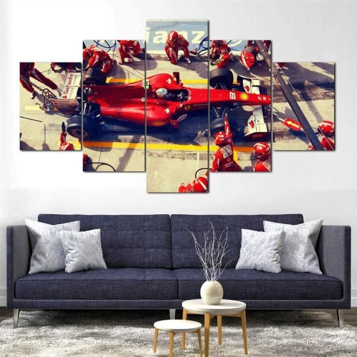 Ferrari F1 Pit Stop Formule 1 Tableau Poster Impression sur Toile ...