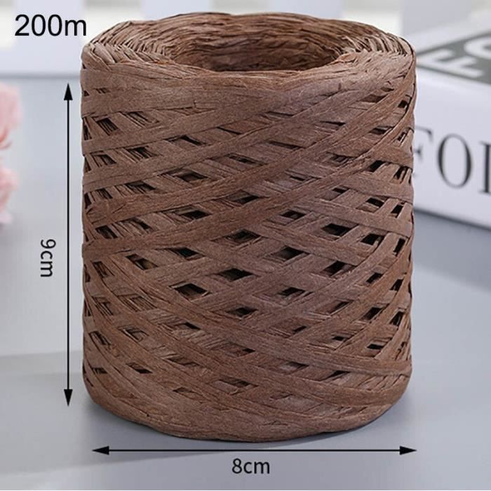 Pelotes de laine,Papier écologique tricoté à la main, 200M, bricolage ...