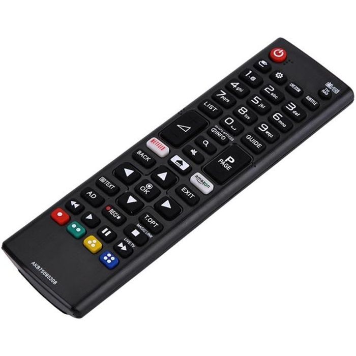 Commande TV, télécommande universelle, télécommande multifonction Convient pour AKB75095304 ...