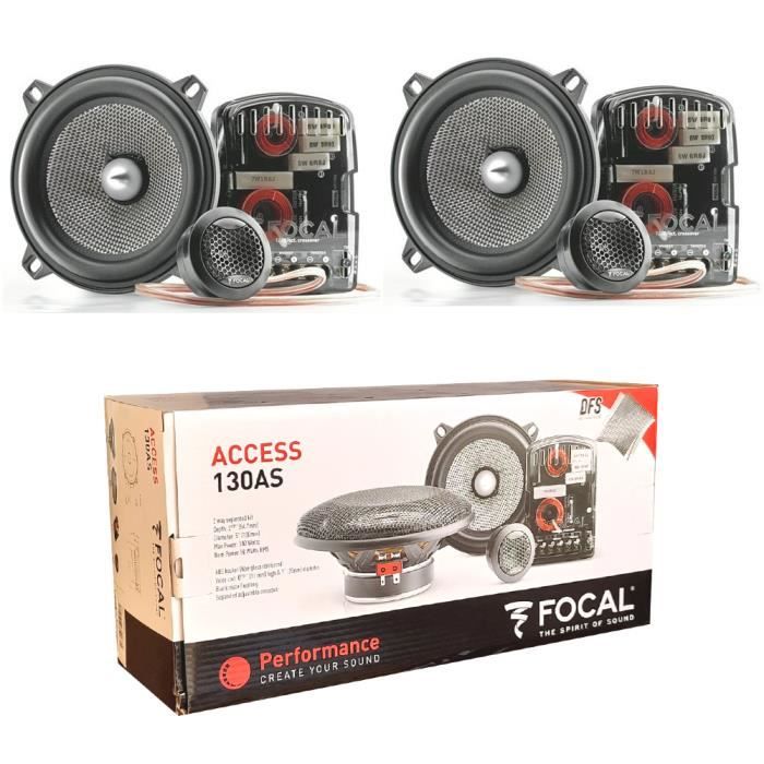 1 kit 2 voies FOCAL ACCESS 130AS 13 cm 130 mm 5" diamètre 50 watt rms ...