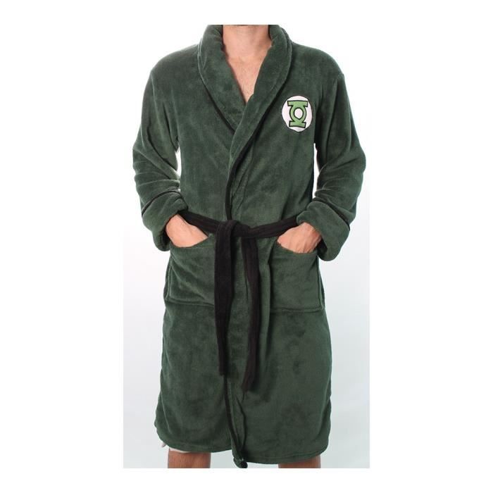 Peignoir Green Lantern Green - Licence Officielle - Cdiscount Maison