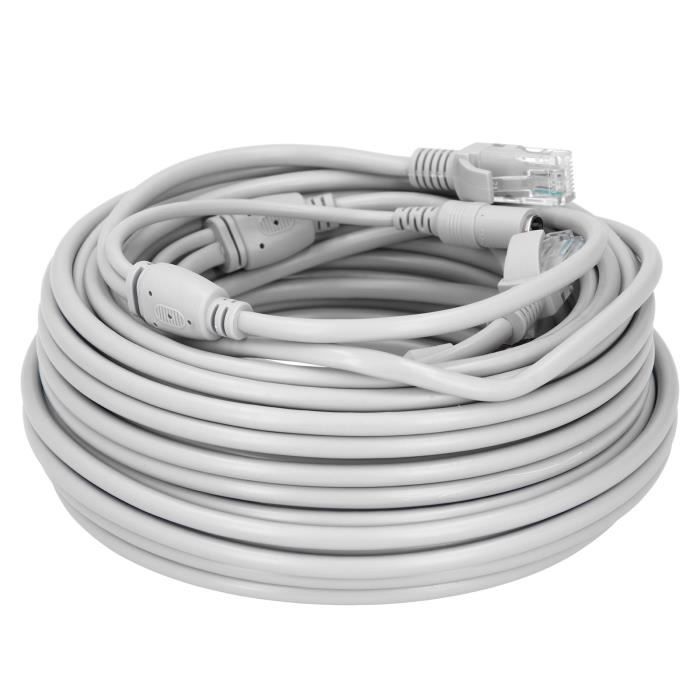 Câble Ethernet portable 2 en 1 - MXZZAND - 10m - Connecteur RJ45 ...