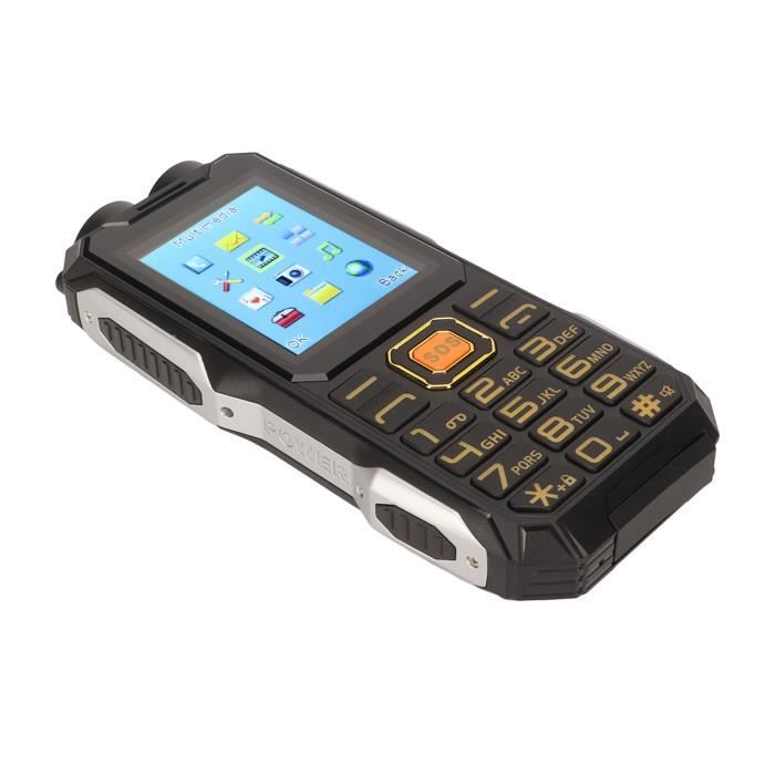 Mxzzand Big Button Senior Cell Phone 2.4in 1.3MP Big Button Double Card ...