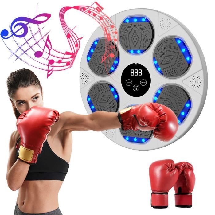 Machine de Boxe Musicale - PIMPIMSKY - Bluetooth - 2000 mAh - Murale ...
