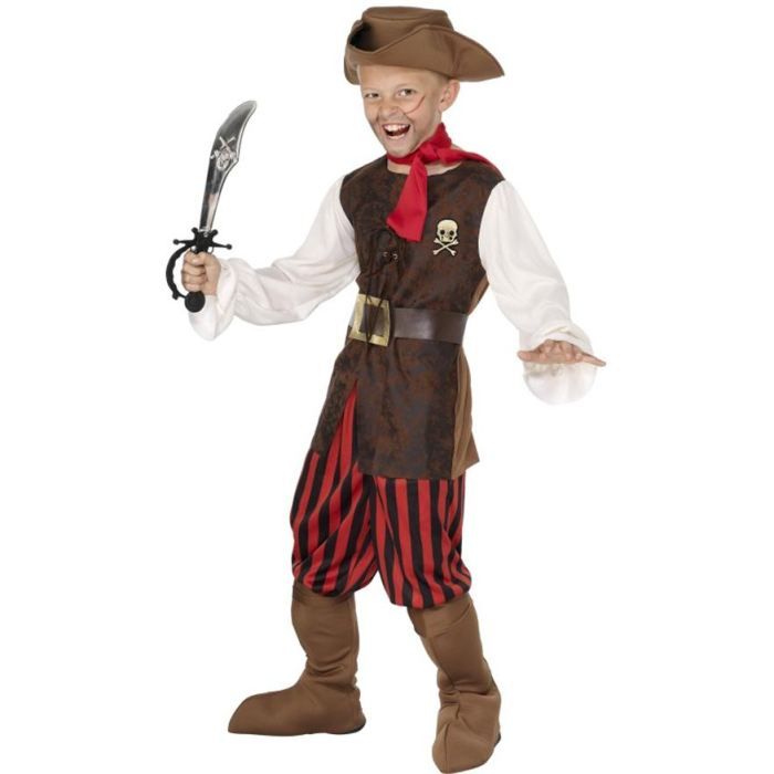 Déguisement Pirate - Enfant (9/12 ans - 150 cm) - Cdiscount Jeux - Jouets