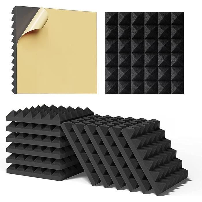 Panneaux de Mousse Acoustique, Mousse Anti-bruit Panneaux Acoustiques ...