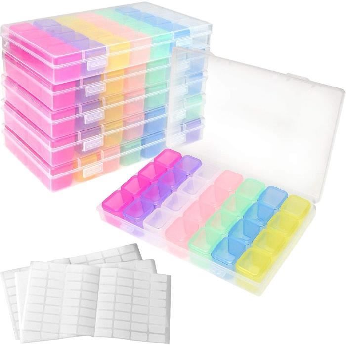 STARVAST 6 Pcs Boîtes de Rangement 28 Compartiment, Boîte de Rangement ...
