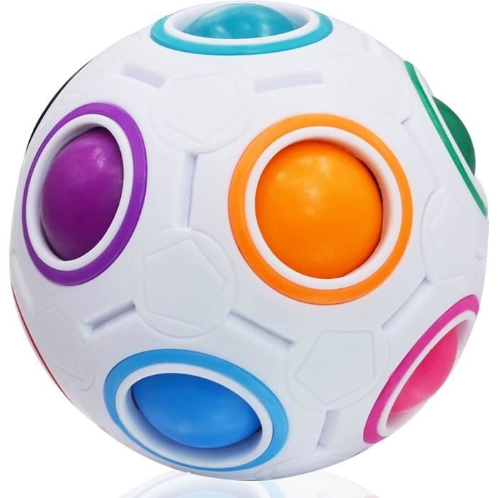 Coolzon Magique Balle Arc-en-Ciel Magic Ball Puzzle Ball Stress ...
