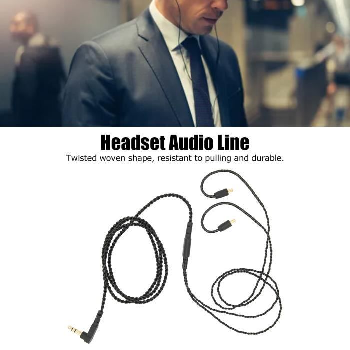 NAK Câble A2DC Câble Audio pour casque connecteur A2DC pour ATH CKS1100 ...