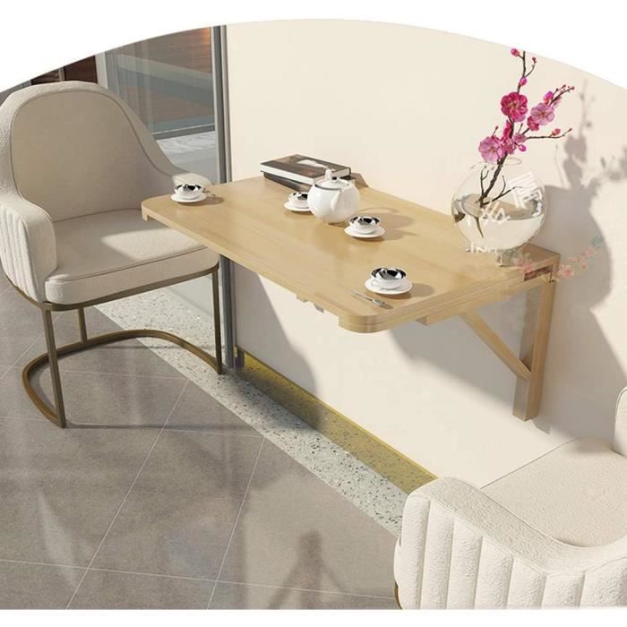 Table Murale Rabattable,Table En Bois Massif,Table À Manger De Loisir ...