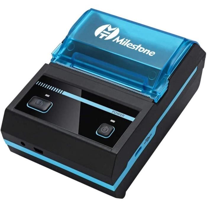 Récepteur Thermique Imprimante Bluetooth Mini Imprimante Sans Fil 58Mm Imprimante Portable Mht ...