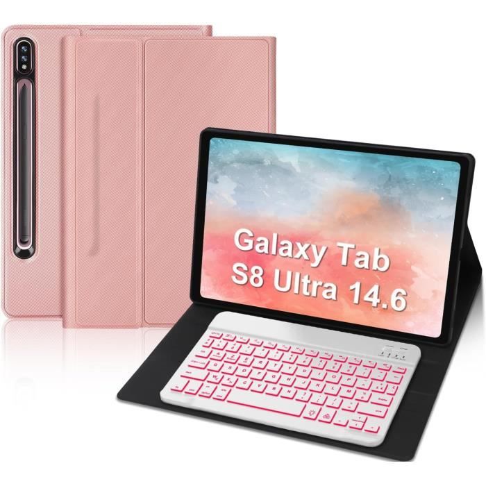 Clavier Pour Tablette Samsung Galaxy Tab S8 Ultra - Tablette Clavier ...