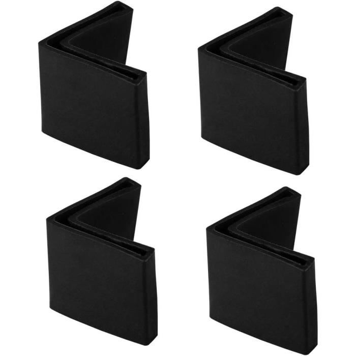 Ensemble de pieds de chaise en fer d'angle, coussinets de Table en ...