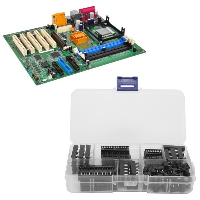 Kit d'assortiment IC 66pcs Prise de Puce IC Kit d'Assortiment de ...