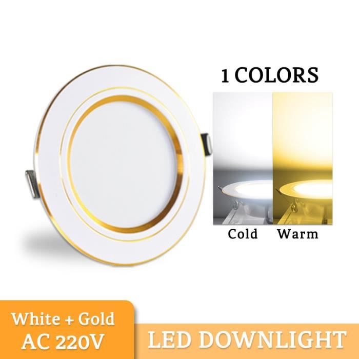 SPOTS,TypeB White Gold-15W-Warm White--Spot lumineux led encastrable ...