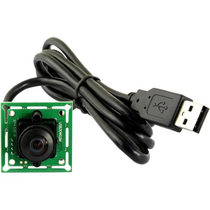 Objectif Fisheye 170 Degrés - Module Caméra Usb Grand Angle - 0,3 Mp ...
