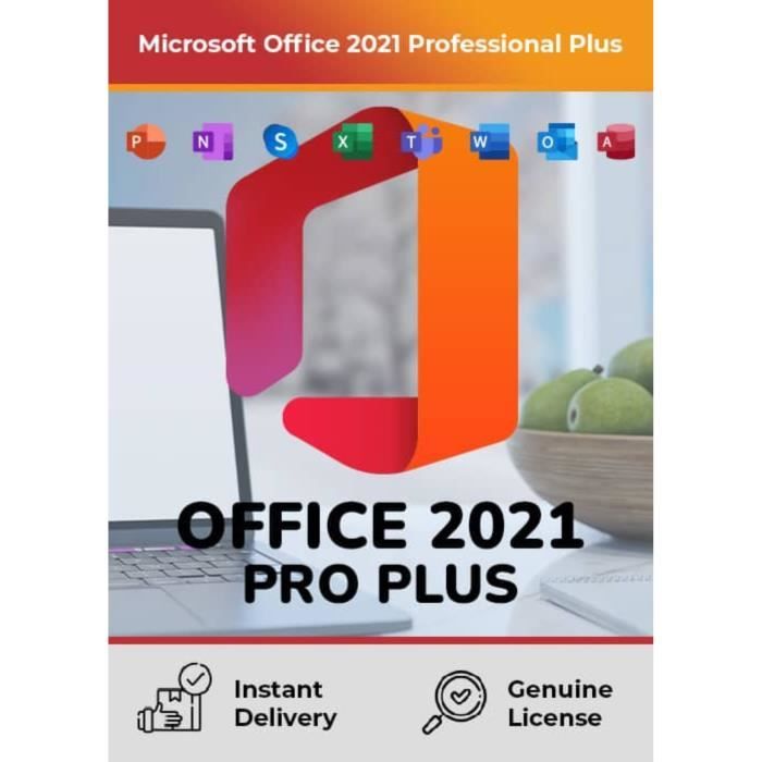 Microsoft Office 2021 Professionnel Plus Original - Version ...