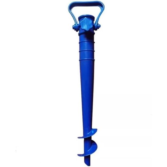 Piquet Vis pour parasol - PARASOL - Plage - PVC - Bleu - Cdiscount Jardin