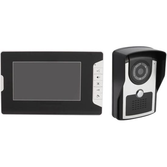 Caméra de Sonnette, Sonnette d'interphone vidéo Design Ultra Mince 16 ...