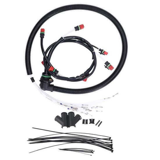 Garosa Harnais de câblage de ventilateur électrique double 7L5533A226T ...