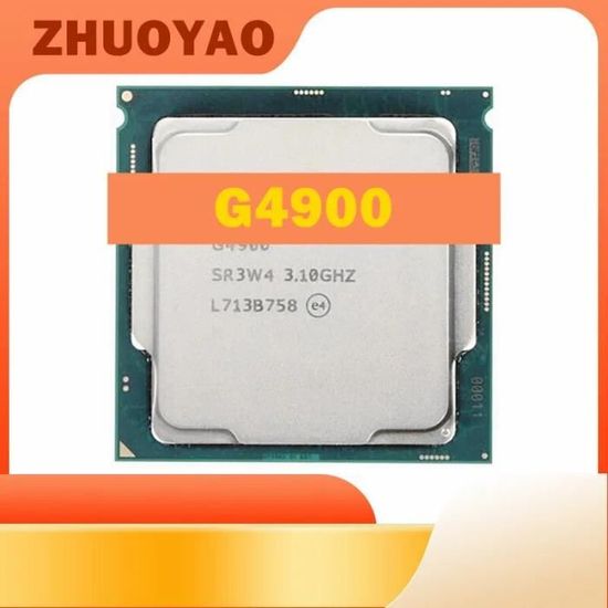 Processeur Intel Celeron G4900,3.1GHz,dual-core,dual-thread,54W,LGA ...