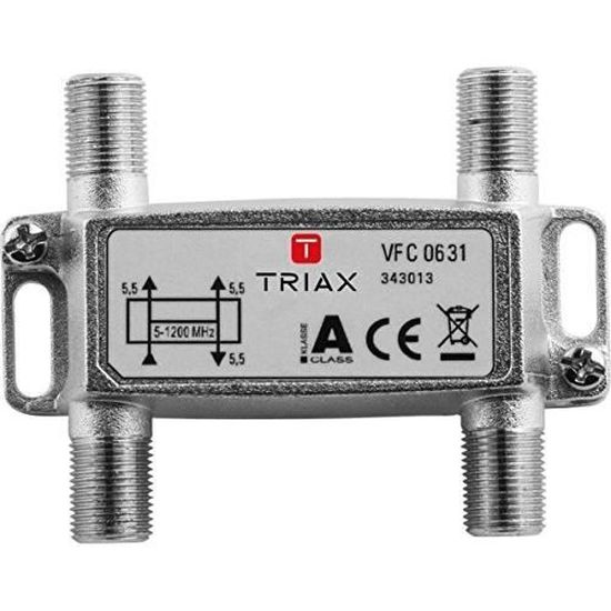 Répartiteur BK (antenne) - TRIAX - VFC 0631 - 3 voies - 5,5 dB - plage ...
